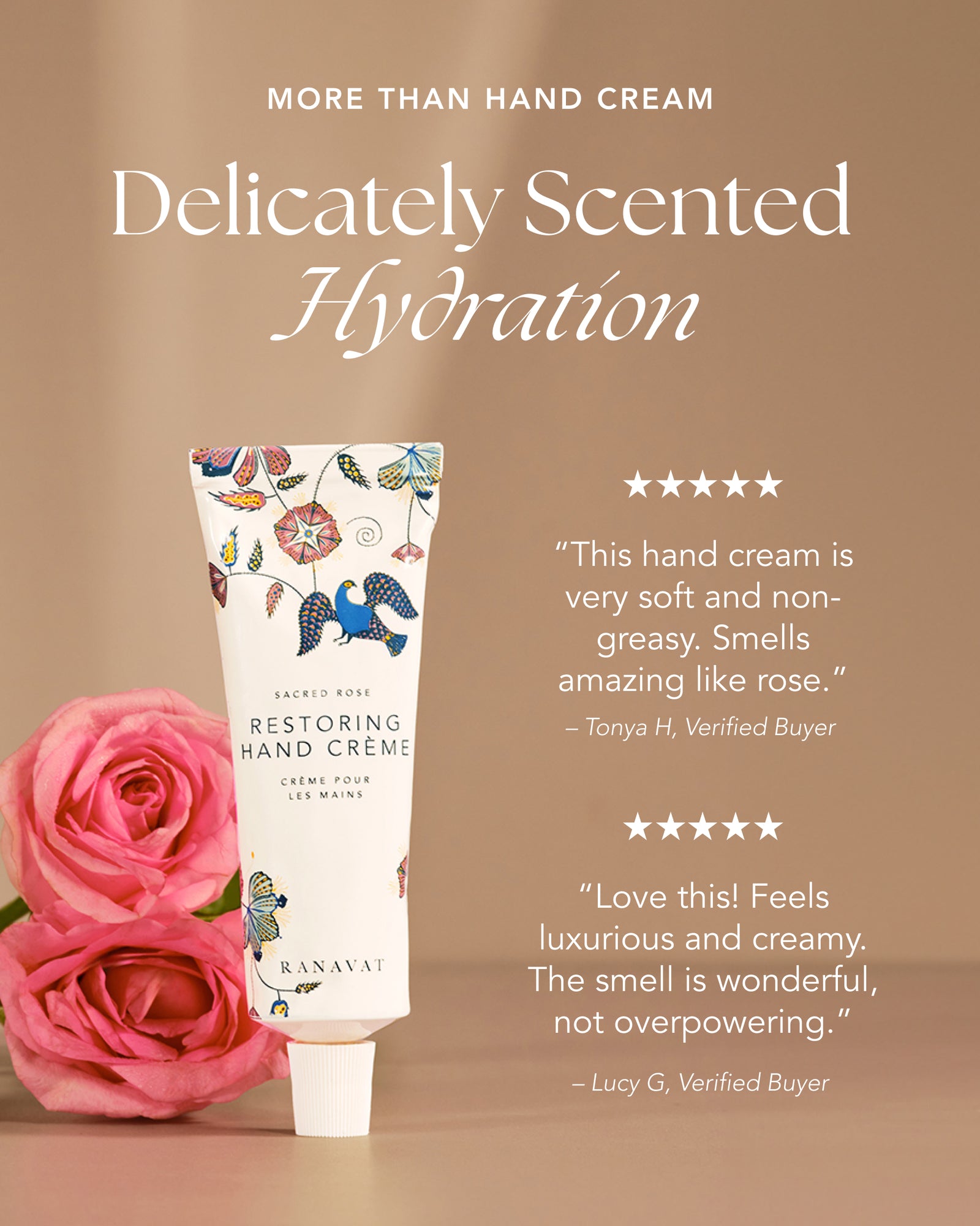 Restoring Hand Crème Moisturizer, 50ml | RANAVAT